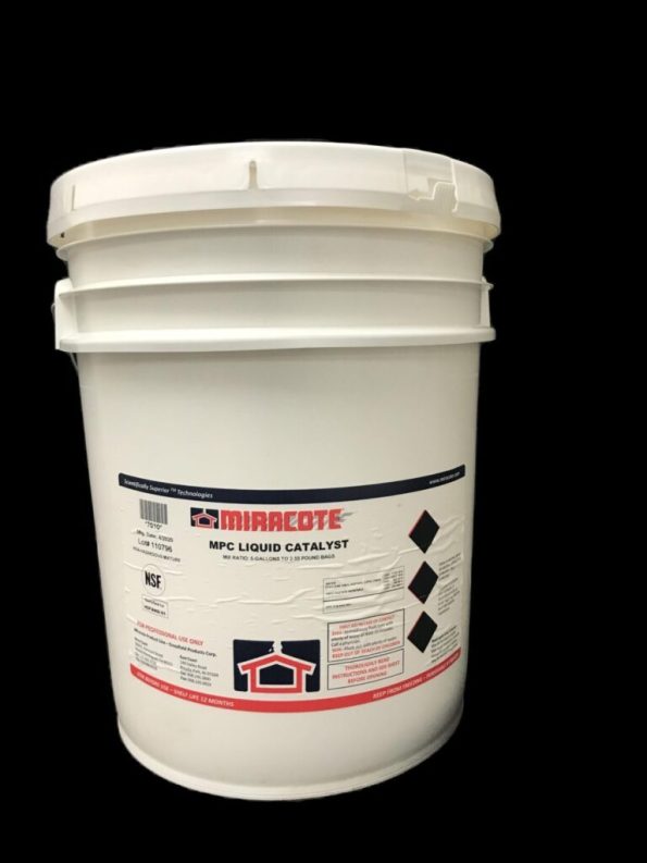 Miracote Coating: Miracote Liquid Catalyst 5 gallon - metrosealant