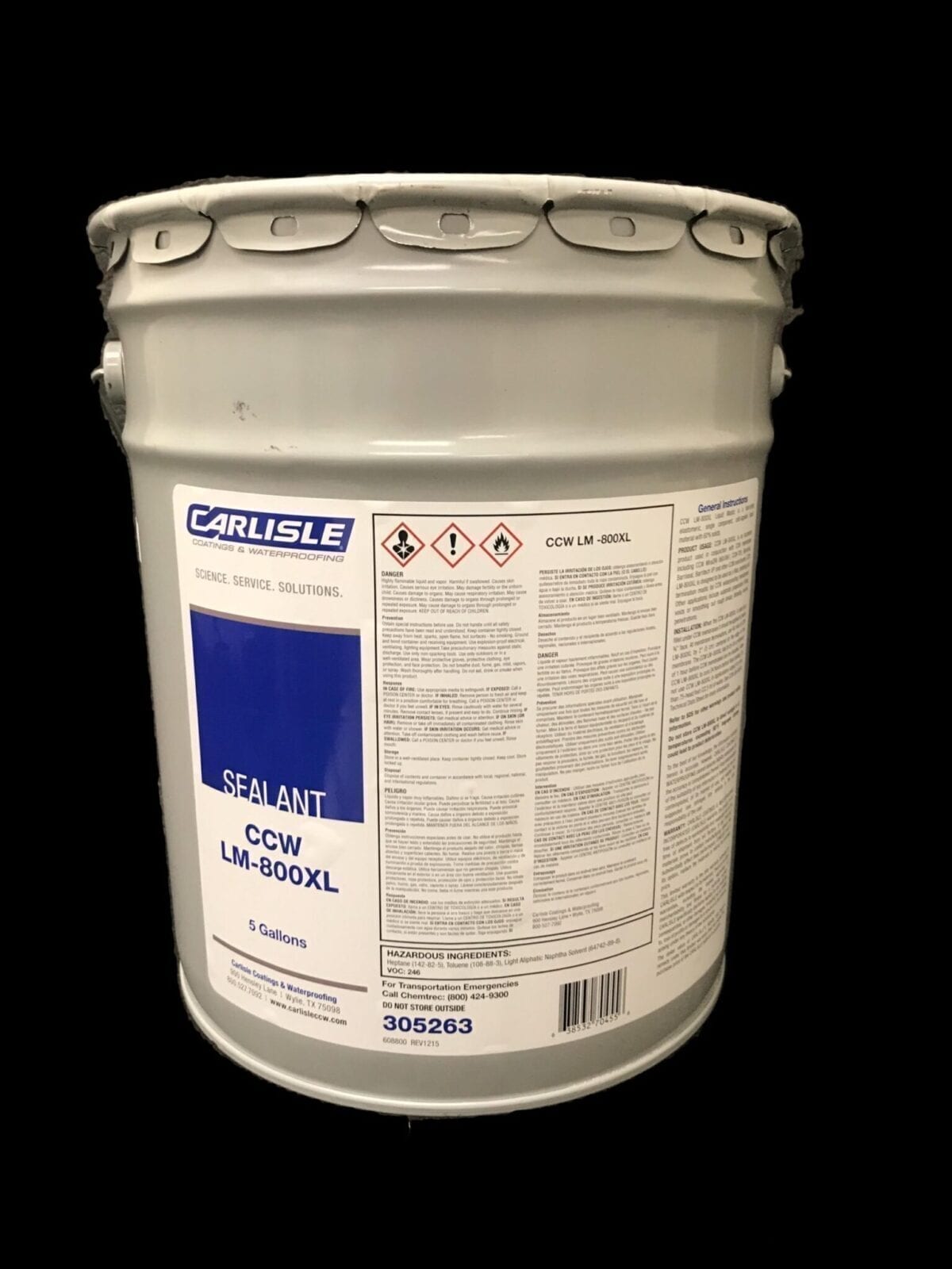 Carlisle CCW LM-800XL : Cold Applied Liquid Mastic - metrosealant