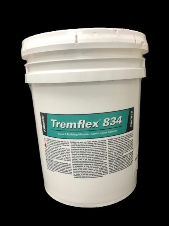 Tremflex 834 Bucket : Acrylic Latex 5 Gallon - metrosealant