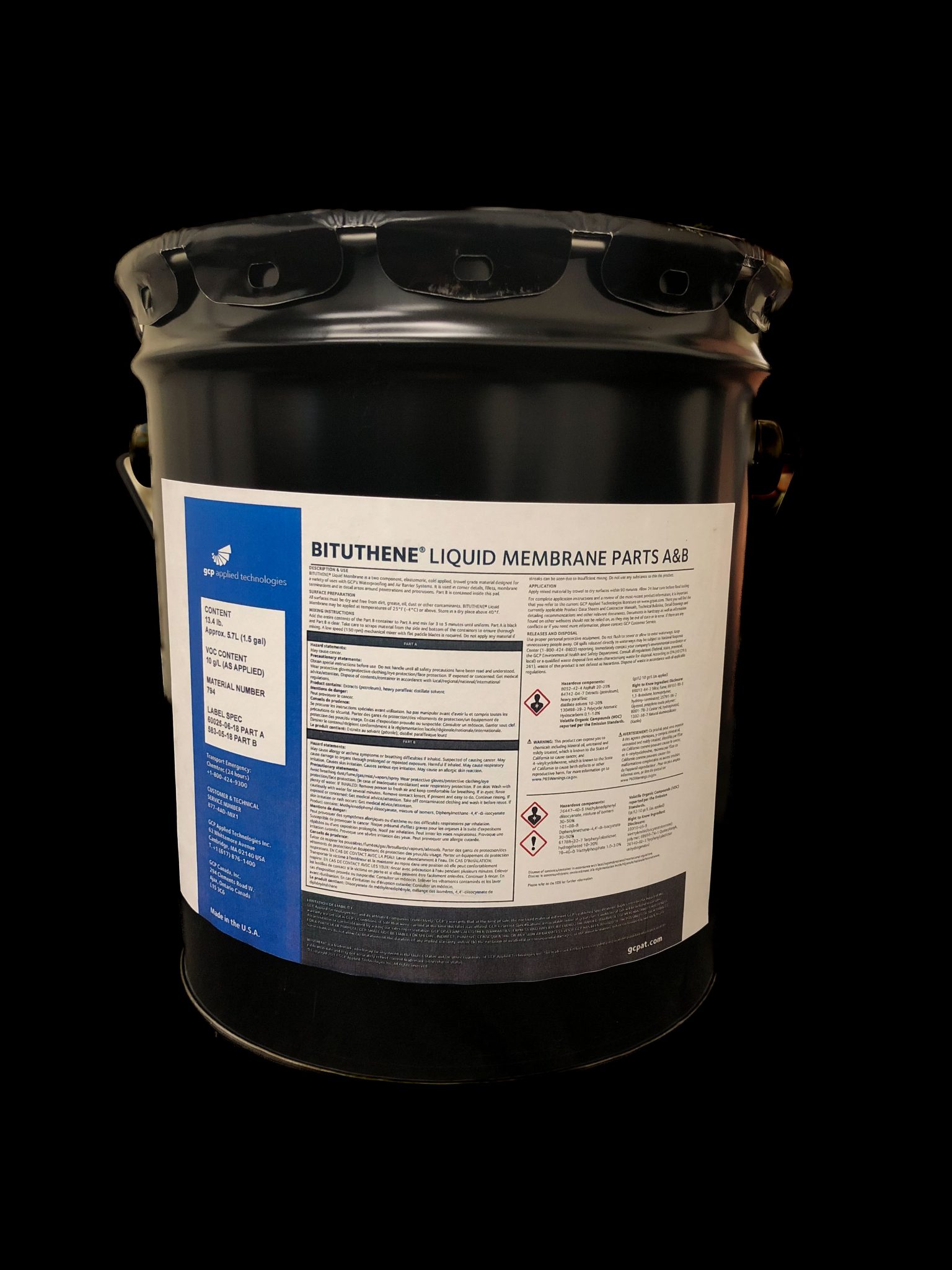 Bituthene Liquid Membrane: 1.5 Gallon Pail - metrosealant