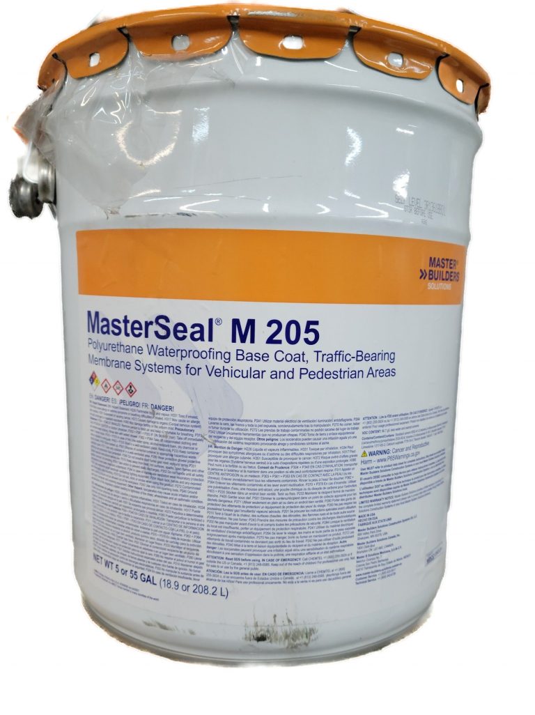 Buy Masterseal M 205: Self-Leveling Base Coat 5 gallon - metrosealant